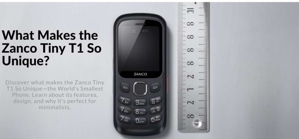 What Makes the Zanco Tiny T1 So Unique?
